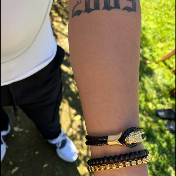 Anthony Jacobs | Accessories | 3 Anthony Jacobs Men Dragon Head Gold ...